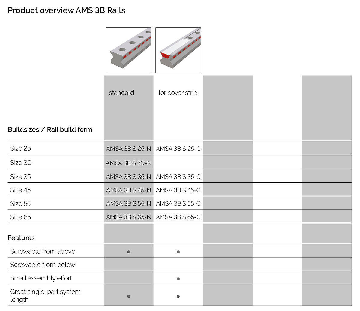 롤러 포함 증가 타입 AMSA 3 B / 아날로그 | SCHNEEBERGER