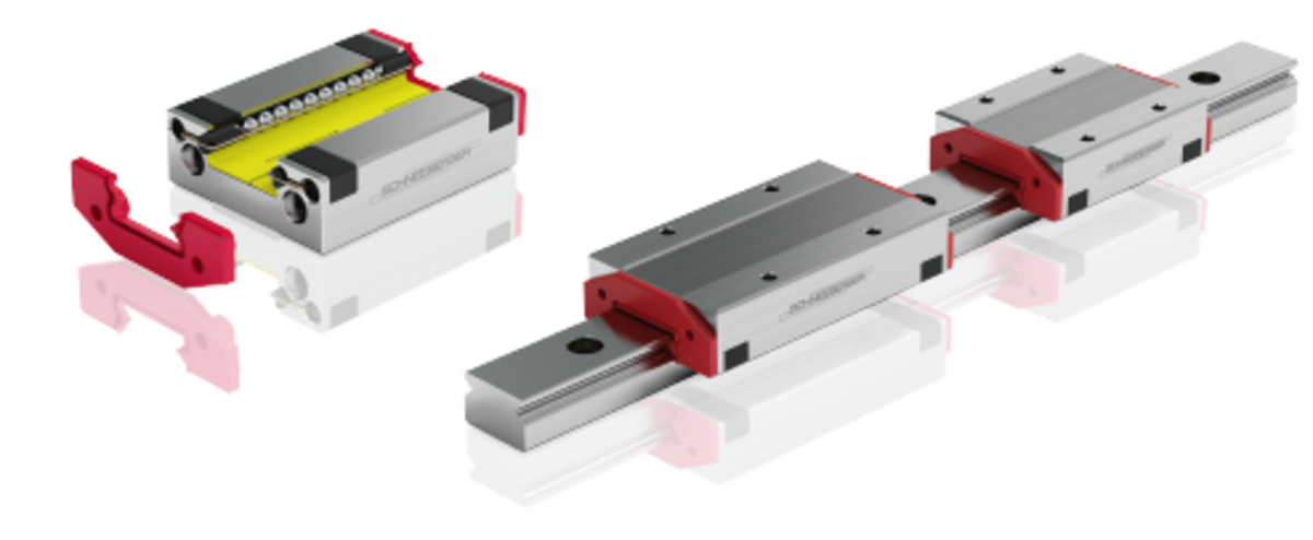 Linear bearings and gear racks for medical products
