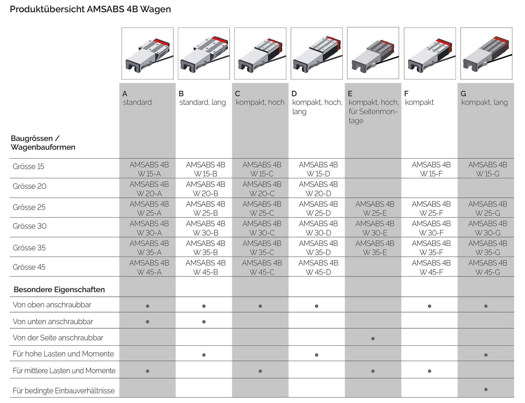 Integriertes Messsystem absolut mit Kugeln Typ AMSABS 4 B | SCHNEEBERGER
