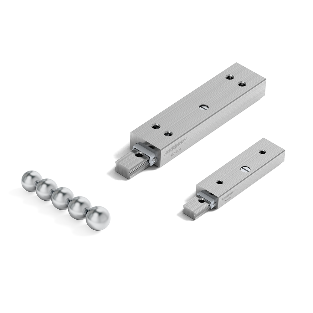 Micro frictionless table with ball cages type MINISLIDE MS | SCHNEEBERGER